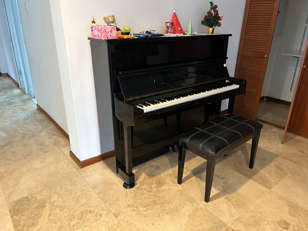 Beautiful black Helios piano, Hobbies & Toys, Music & Media, Musical ...