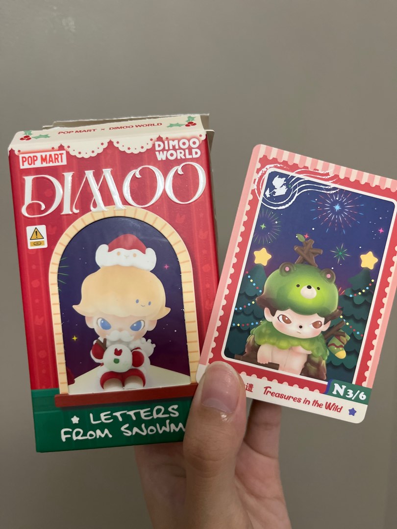 BN Popmart Dimoo Letters from Snowman , Hobbies & Toys, Toys & Games on ...