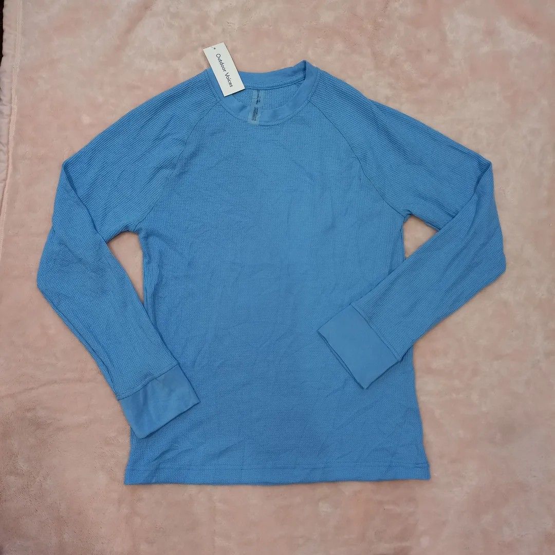 BNWT OV WAFFLE LENGSLEEVES, Women's Fashion, Activewear on Carousell
