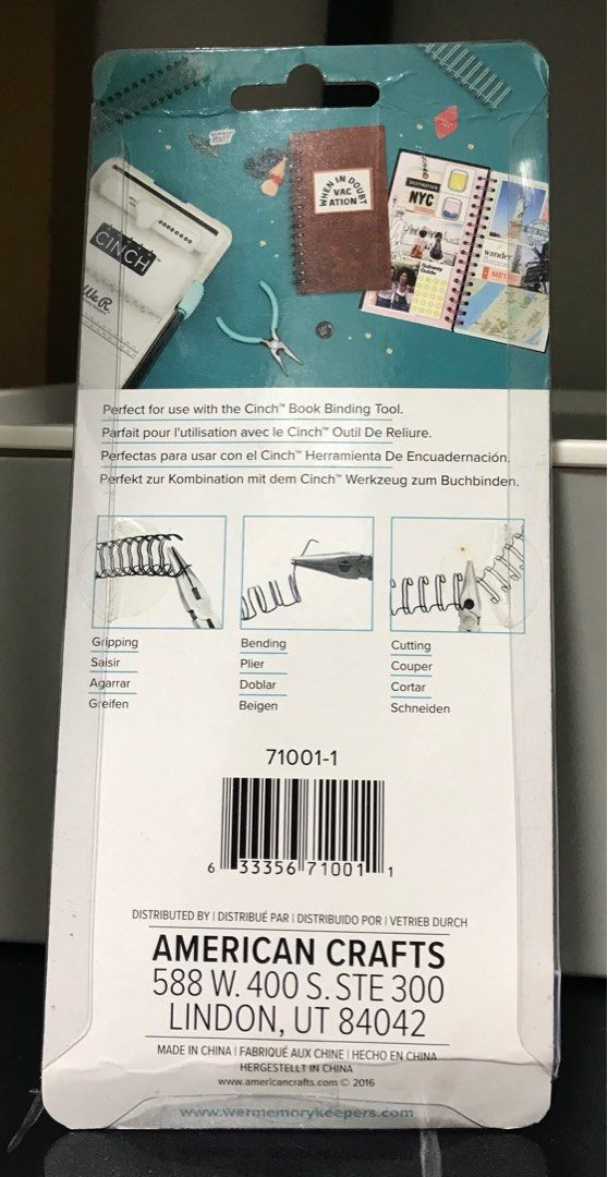 Book Binding Machine/Wire Clippers/Double Loop Binding Wire, Hobbies ...