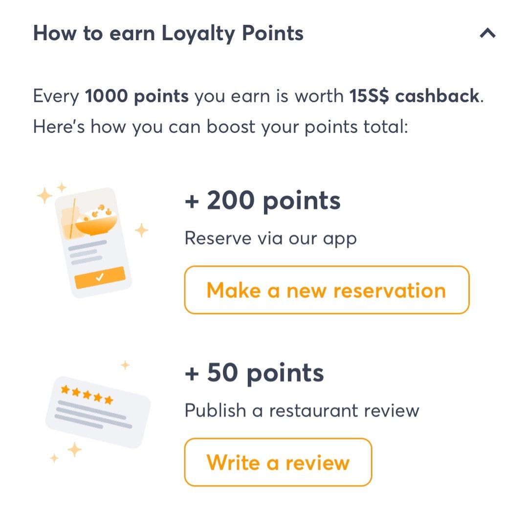 Book Dine Rewards, Food & Drinks, Local Eats on Carousell