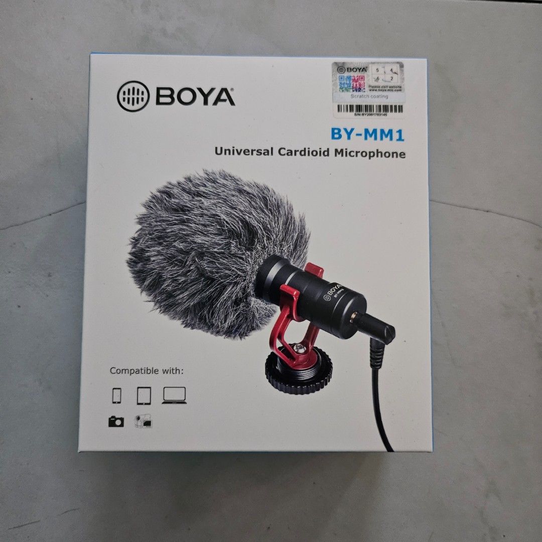 (Brand New) Boya MM1 Universal Cardioid Microphone, Audio, Microphones on Carousell