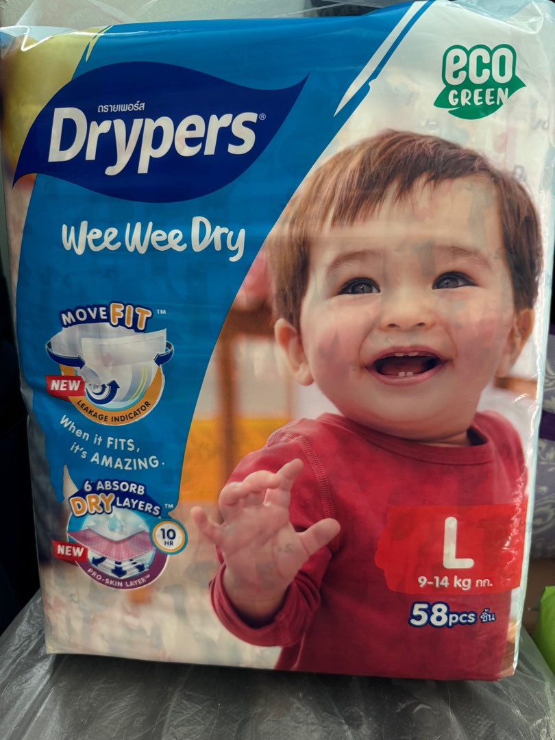 Brand New Wee Wee Drypers, Babies & Kids, Bathing & Changing, Diapers ...