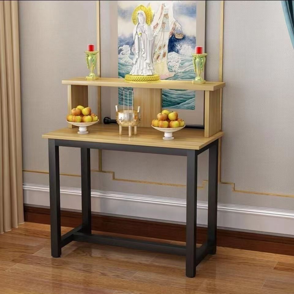 Buddhist Shrine Table Household Worship Table God Of Wealth Incen ...