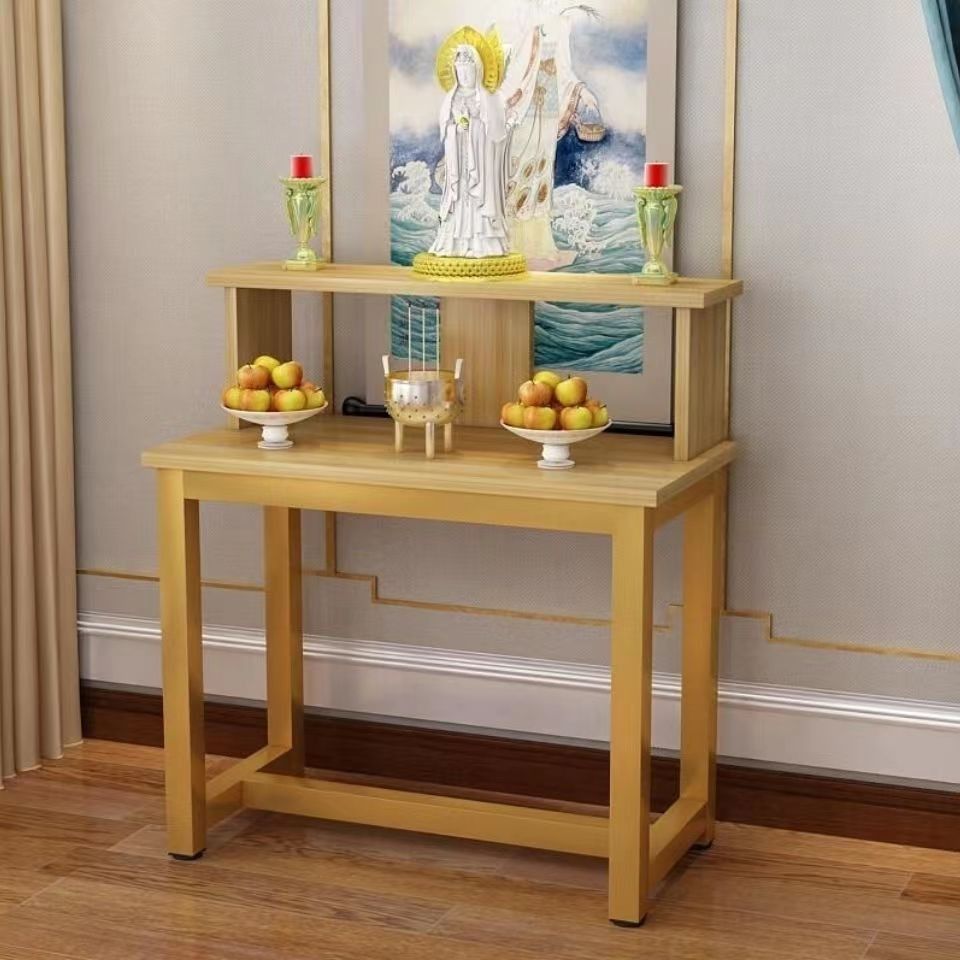 Buddhist Shrine Table Household Worship Table God Of Wealth Incen ...