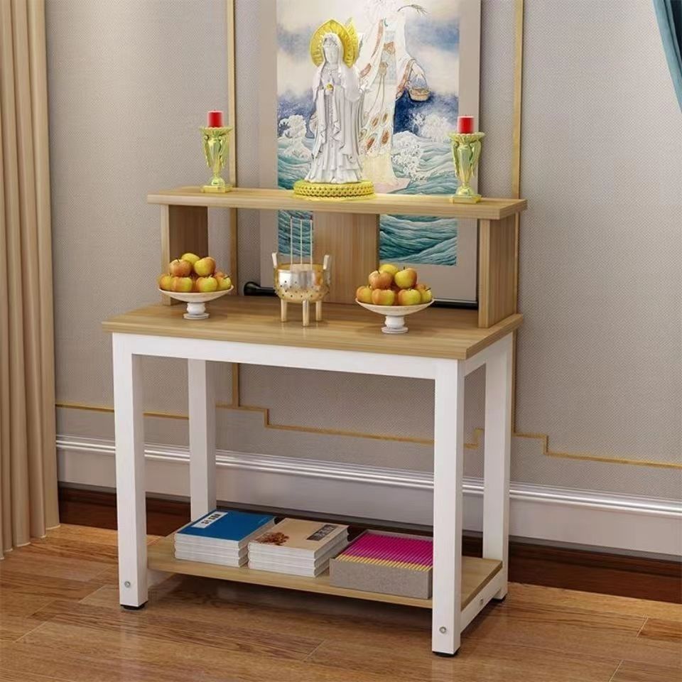 Buddhist Shrine Table Household Worship Table God Of Wealth Incen ...