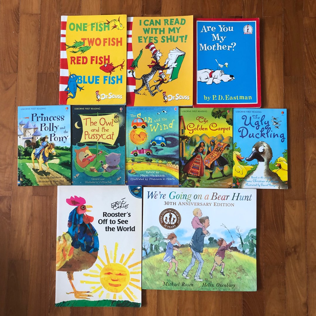 Bundle of 10 English classics story books by Dr Seuss PD Eastman Eric ...