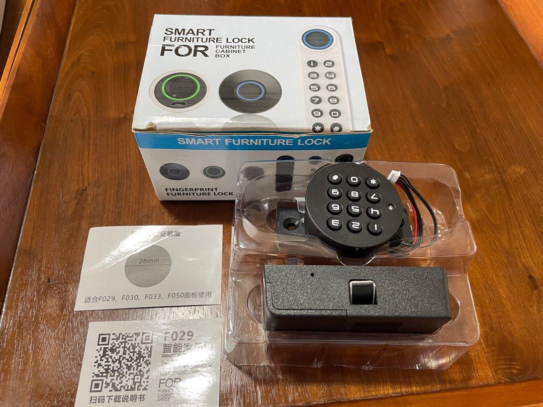 Cabinet drawer digital lock set, Furniture & Home Living, Security ...