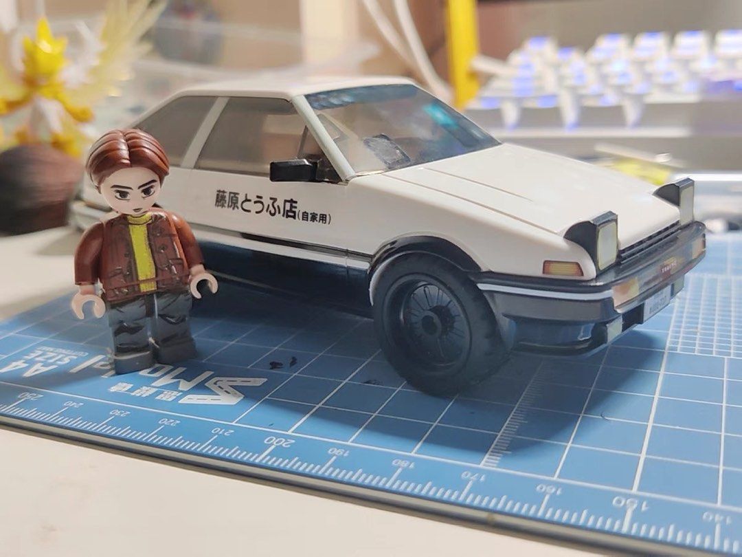 Cada Initial D AE86 TRUENO Car brick model, Hobbies & Toys, Memorabilia ...
