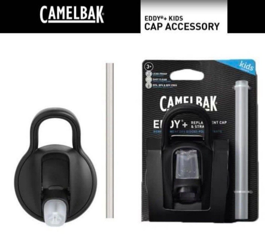 Camelback Eddy replacement cap & straw, Babies & Kids, Nursing ...