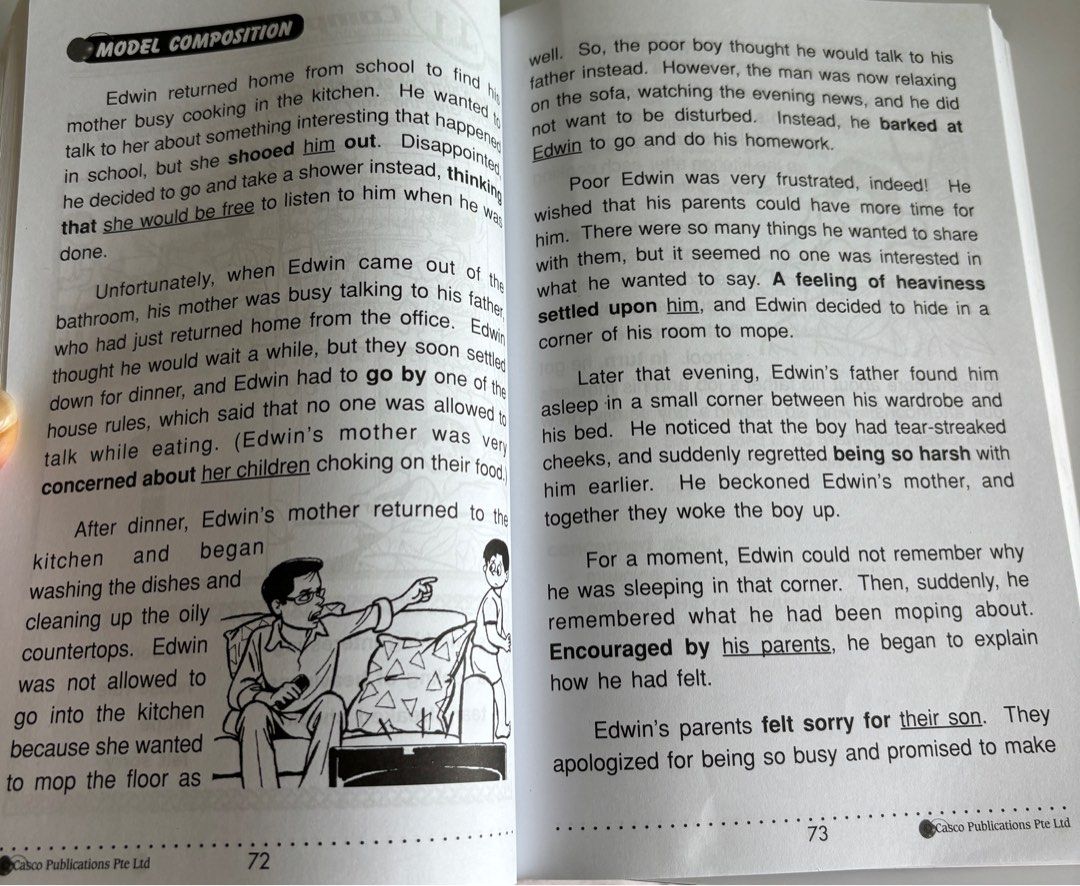 Casco Phrases for composition writing explained with examples book 4 P4 ...