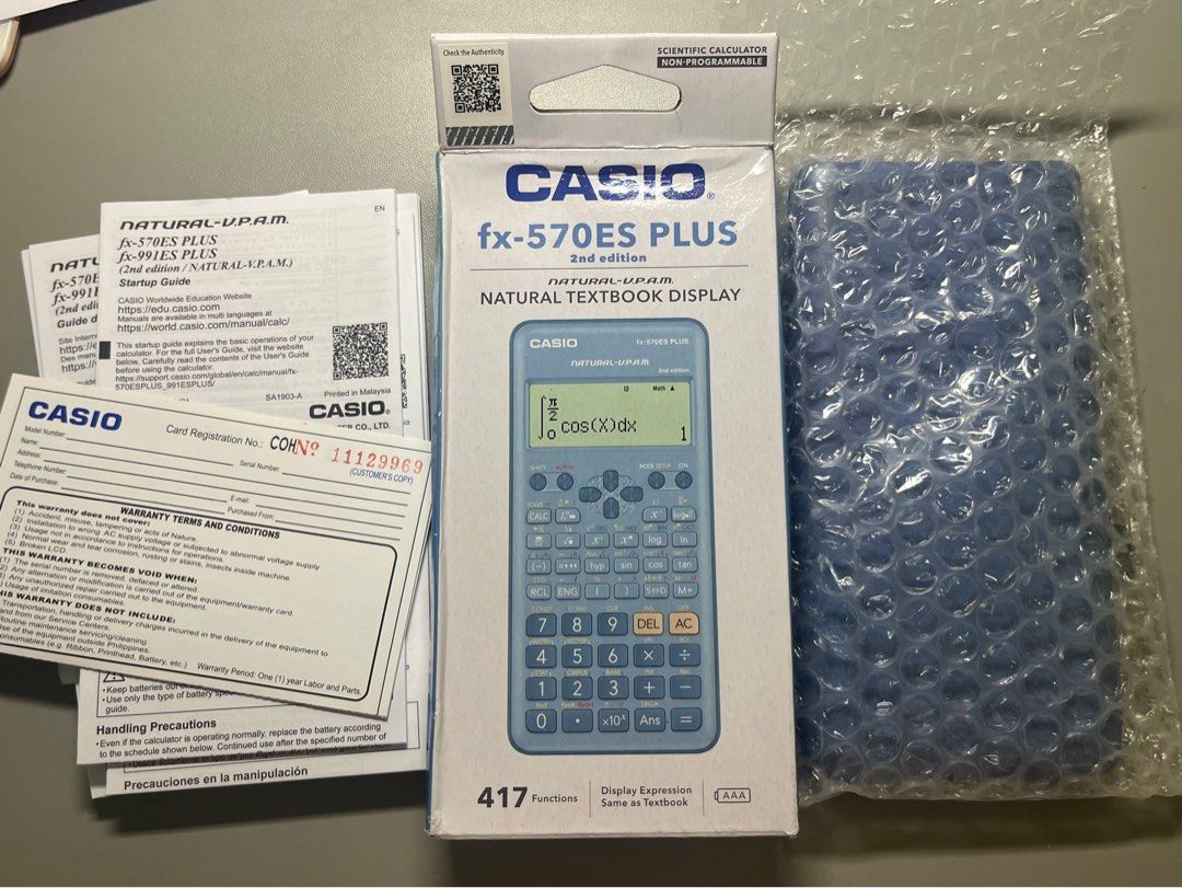 Casio 570es plus 2nd edition, Mobile Phones & Gadgets, Other Gadgets on ...