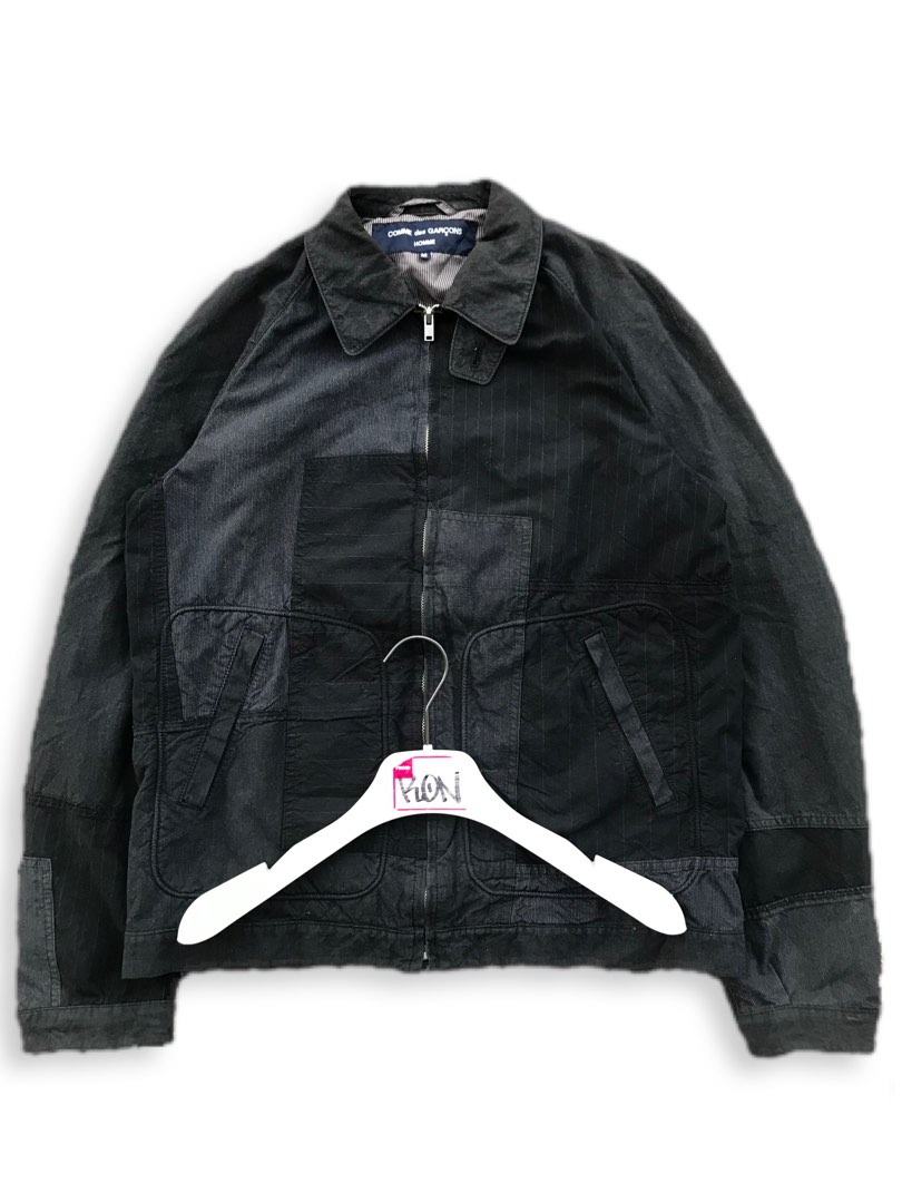 CDG Patch Work Jacket, Men's Fashion, Coats, Jackets and Outerwear on ...