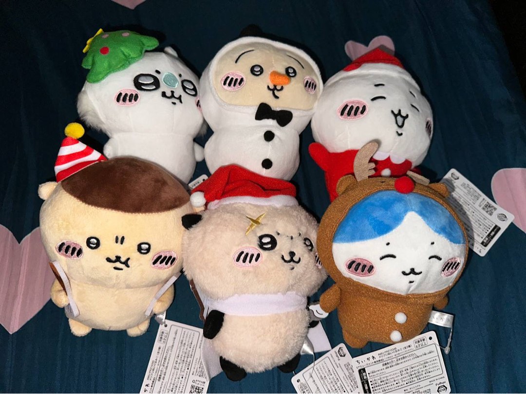 Chiikawa聖誕公仔, 興趣及遊戲, 玩具 & 遊戲類 - Carousell
