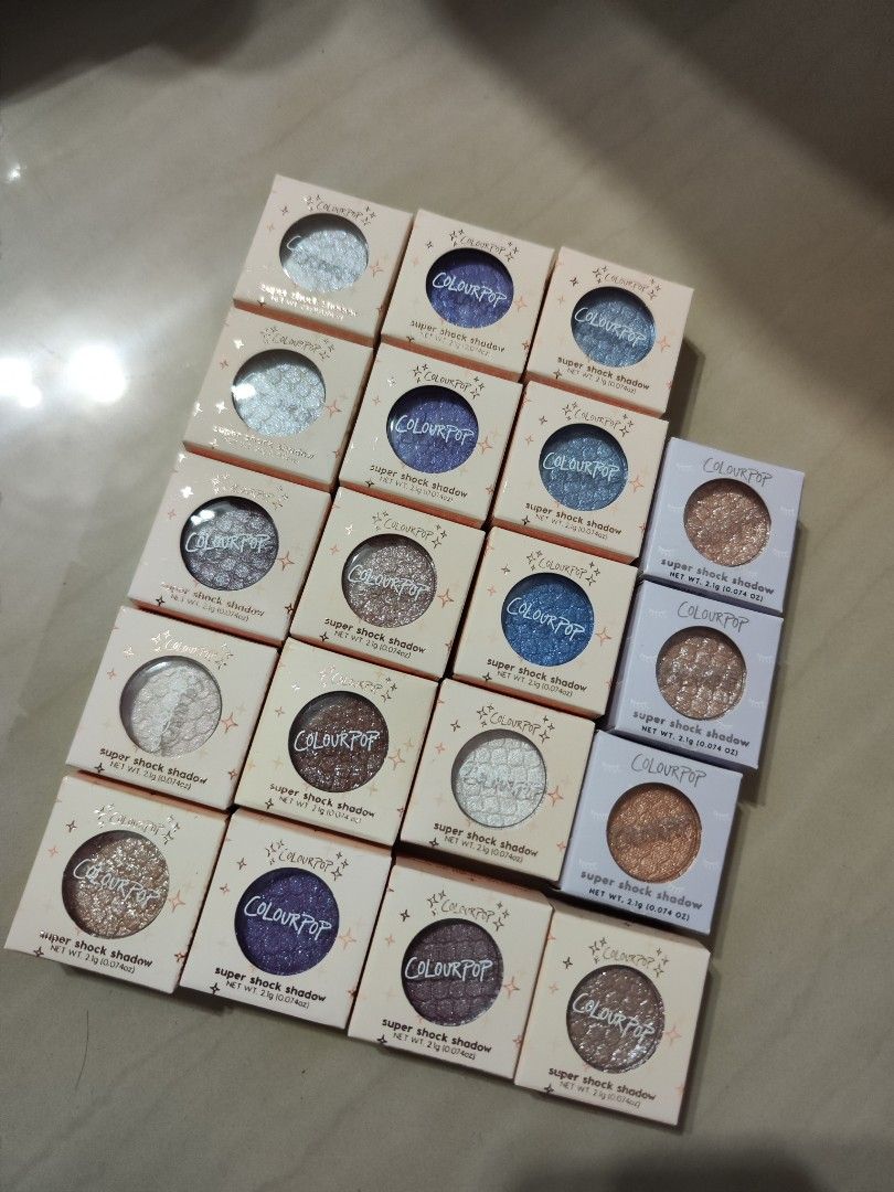 Colourpop super shock shadows (ice dream/moon daisy/rose garden/ the ...