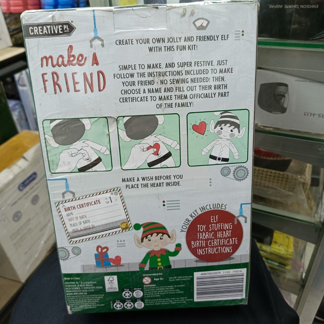 Creative PL Make A Friend Elf Toy, Hobbies & Toys, Toys & Games on ...