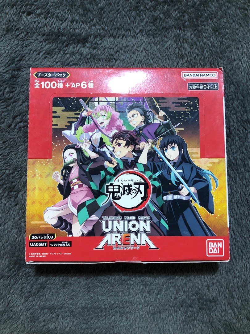 Demon Slayer (ds) UNION ARENA Booster Box bandai, Hobbies & Toys, Toys ...
