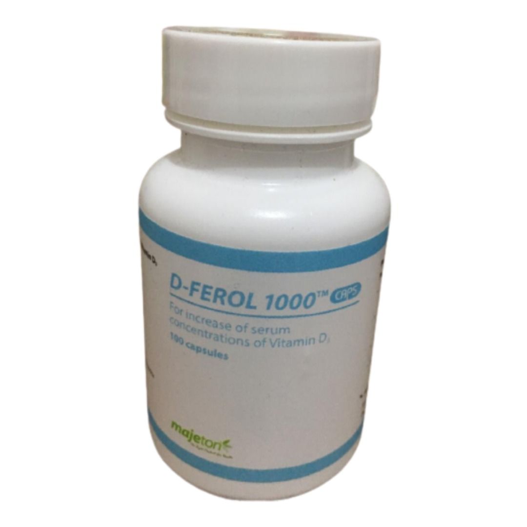 D-Ferol 1000 Capsule Tablet 100s Vitamin D, Dferol for Bone Health and ...