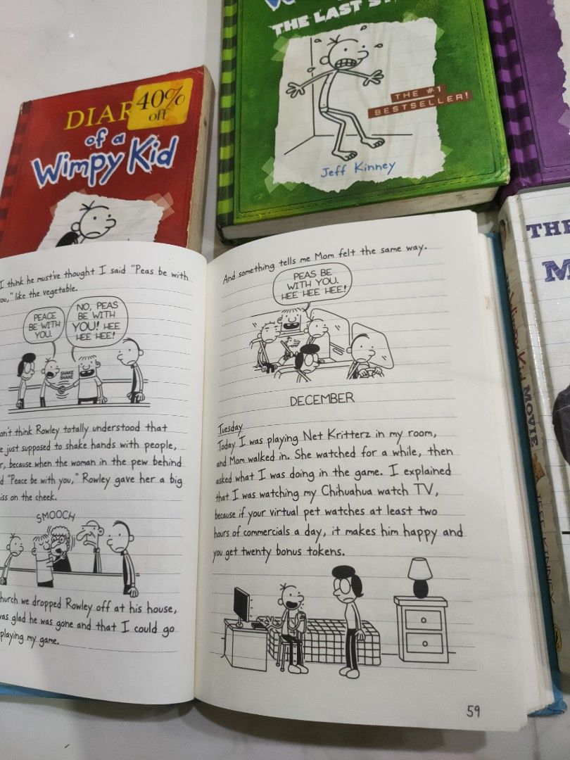 Diary Of A Wimpy Kid, Hobbies & Toys, Books & Magazines, Children's ...