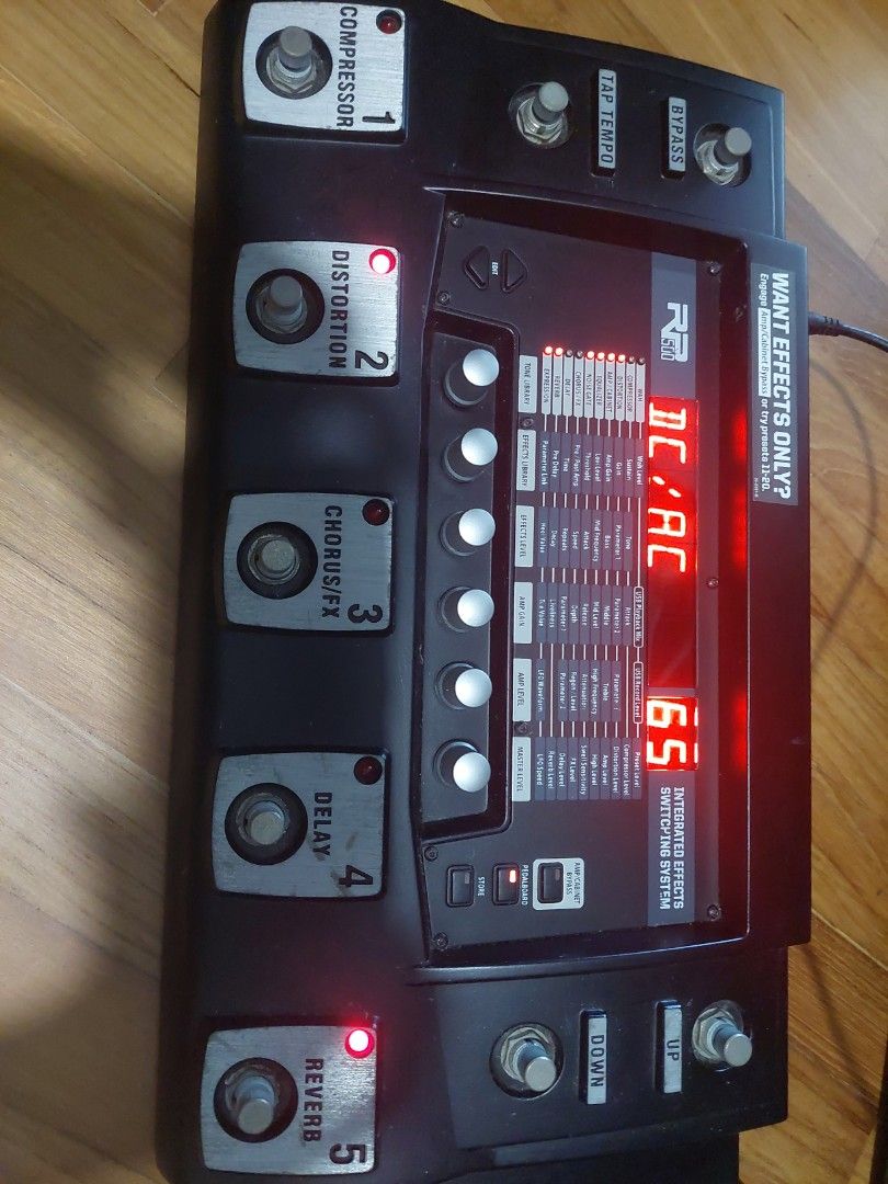 Digitech RP500 Guitar Multi Effects Pedal, Hobbies & Toys, Music ...