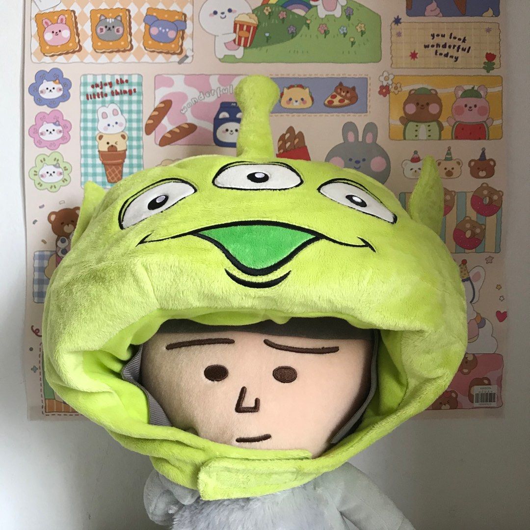Disney toy story alien hat head dress stuffed toys, Hobbies & Toys ...