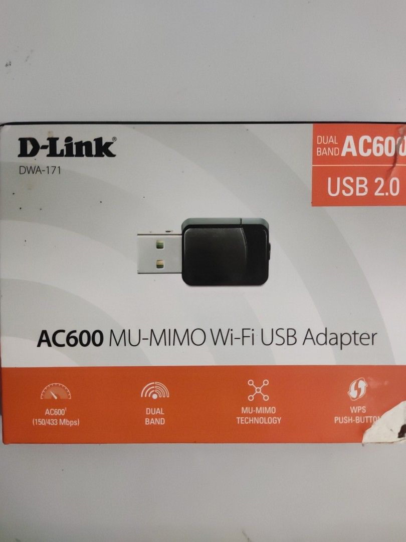 D Link Usb Wifi Adapter Computers Tech Parts Accessories Cables Adaptors On Carousell