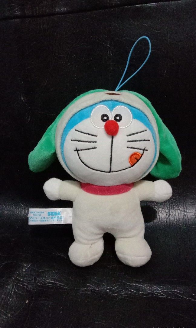Doraemon Dog Costume Charm stufftoy,pre loved, Hobbies & Toys, Toys ...