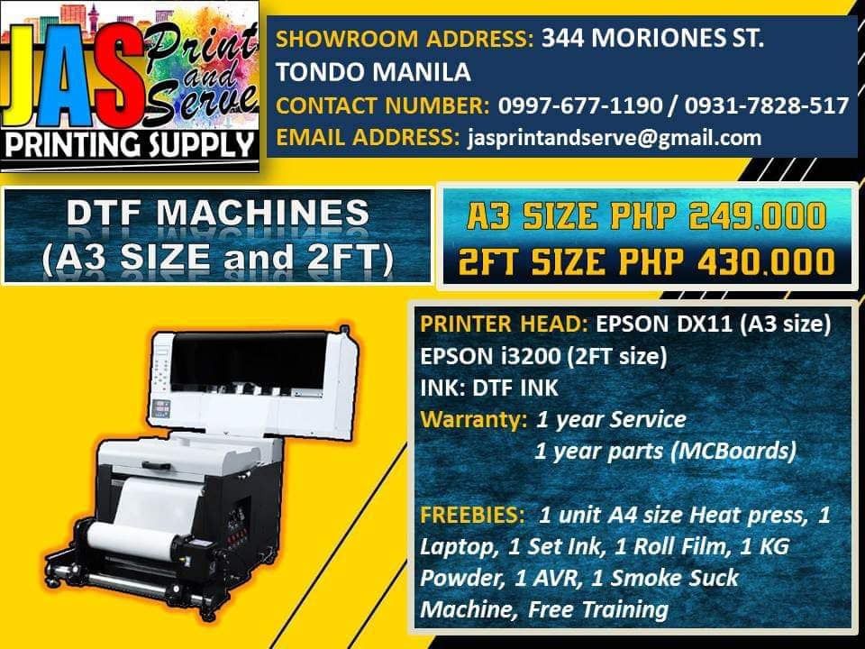 DTF AND LARGE FORMAT PRINTER MACHINE, Computers & Tech, Printers, Scanners & Copiers on Carousell