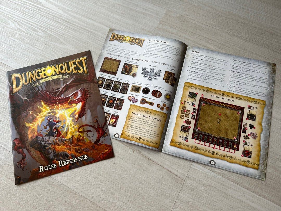 Dungeonquest Revised Edition Board Game, Hobbies & Toys, Toys & Games ...