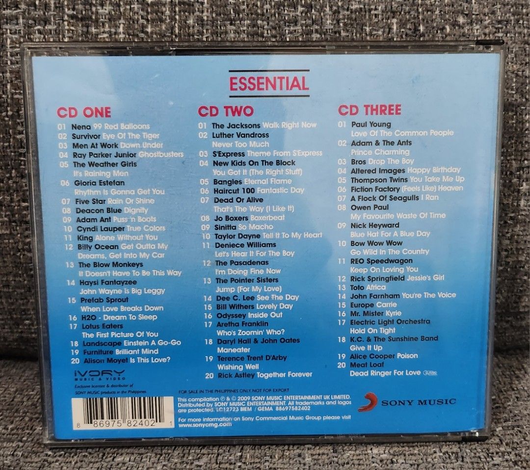 ESSENTIAL: THE 80s, Hobbies & Toys, Music & Media, CDs & DVDs on Carousell