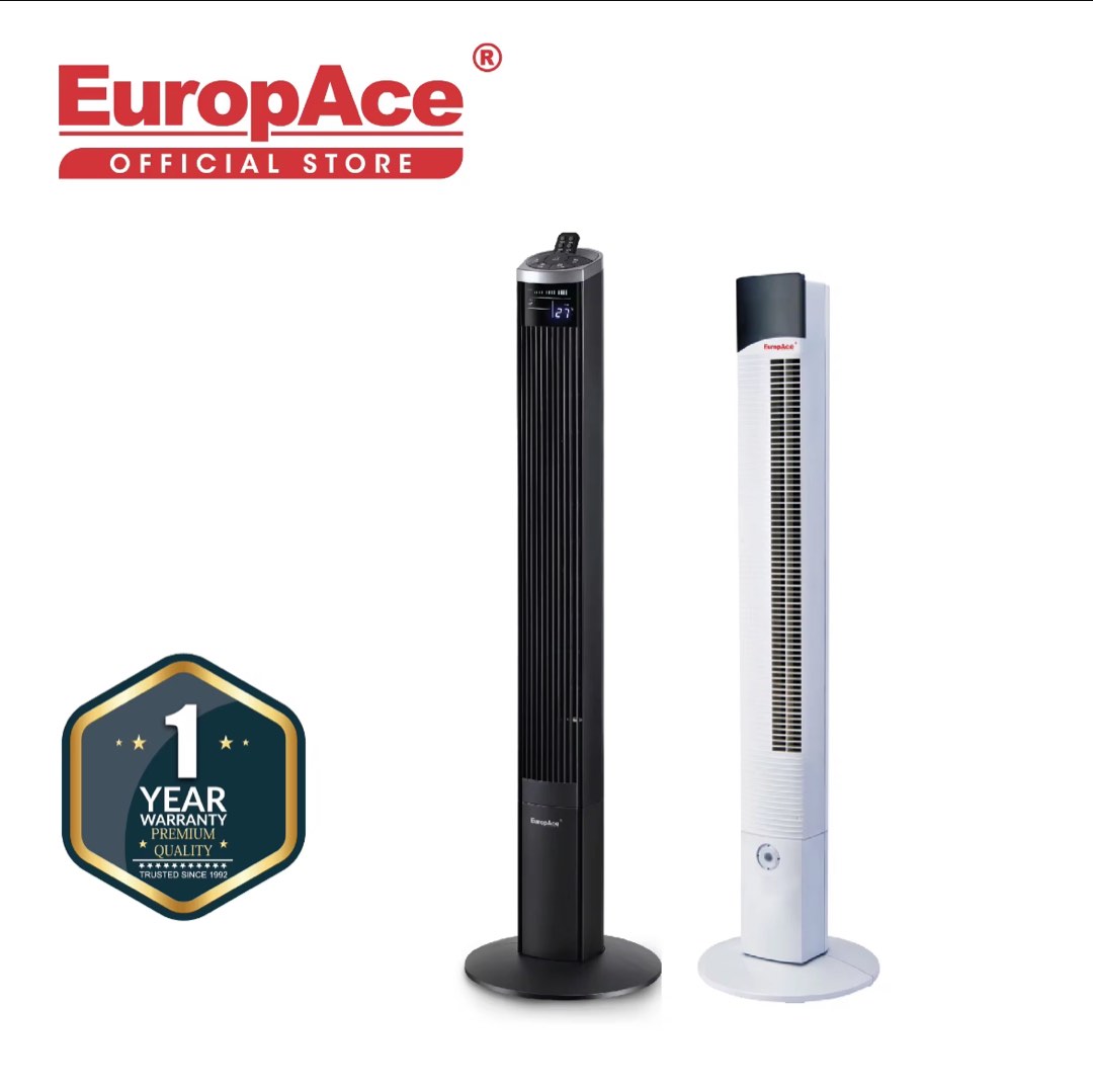 EuropAce Tower Fan ETF1129 Black, TV & Home Appliances, Other Home ...