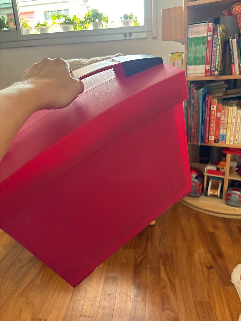 Filing box for A4 papers. 6 dividers. Locking lid, Furniture & Home ...