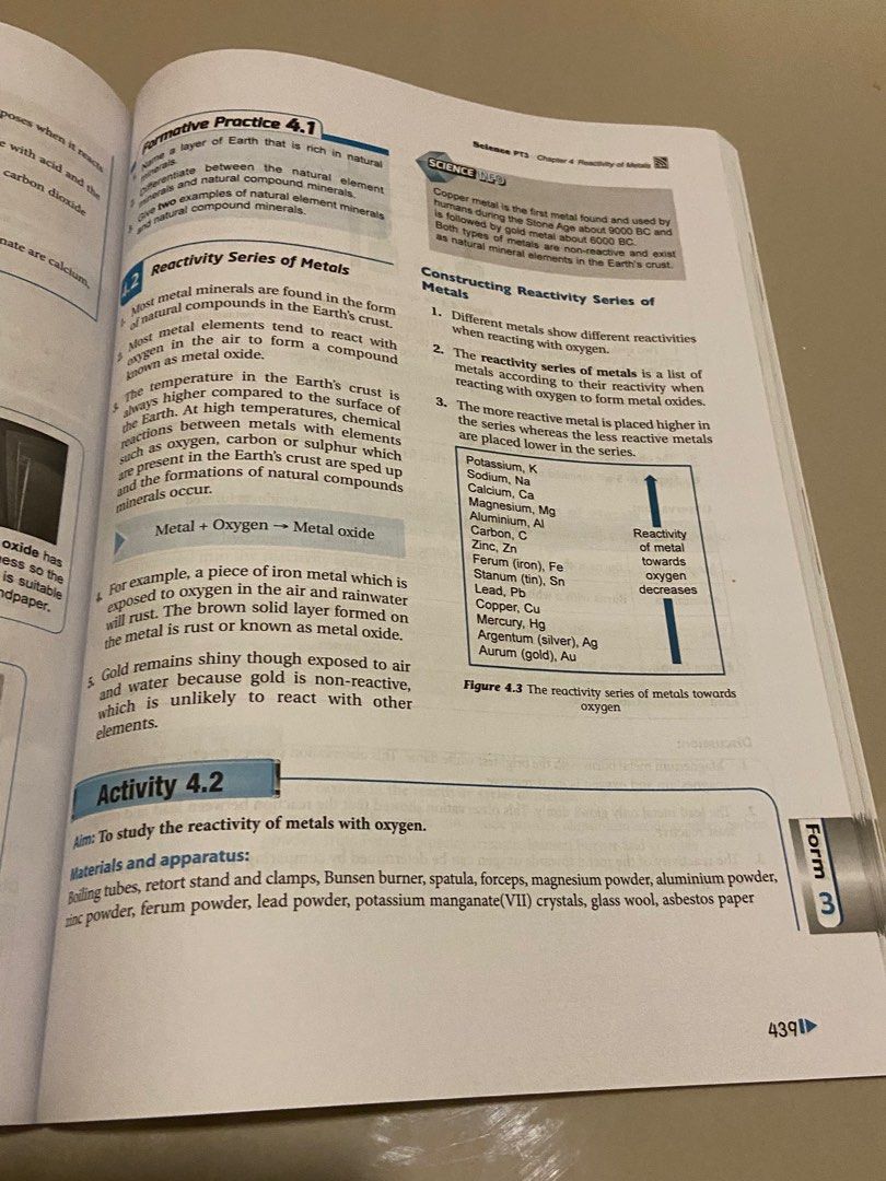 FOCUS SCIENCE FORM1.2.3, Hobbies & Toys, Books & Magazines, Textbooks ...