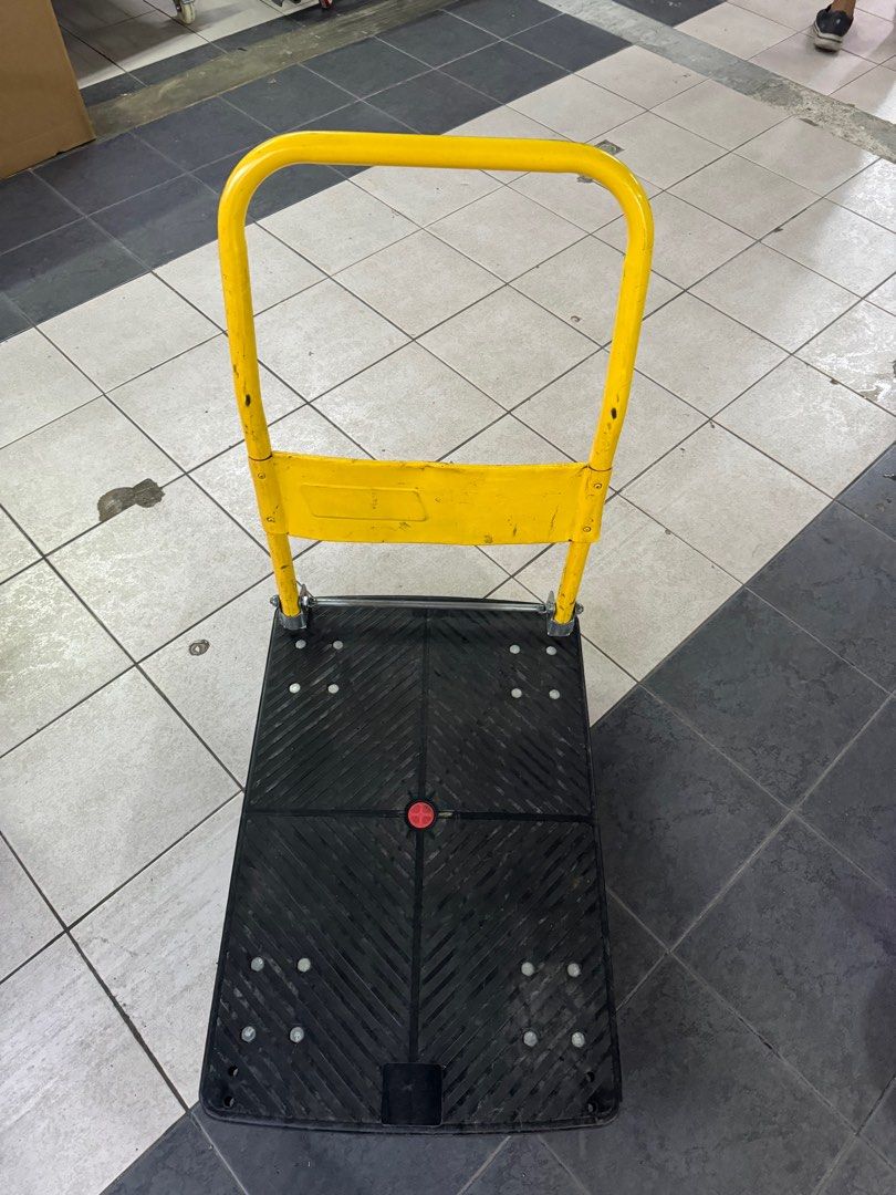Foldable PVC Platform Hand Truck Trolley (64cm x 72cm), Furniture ...