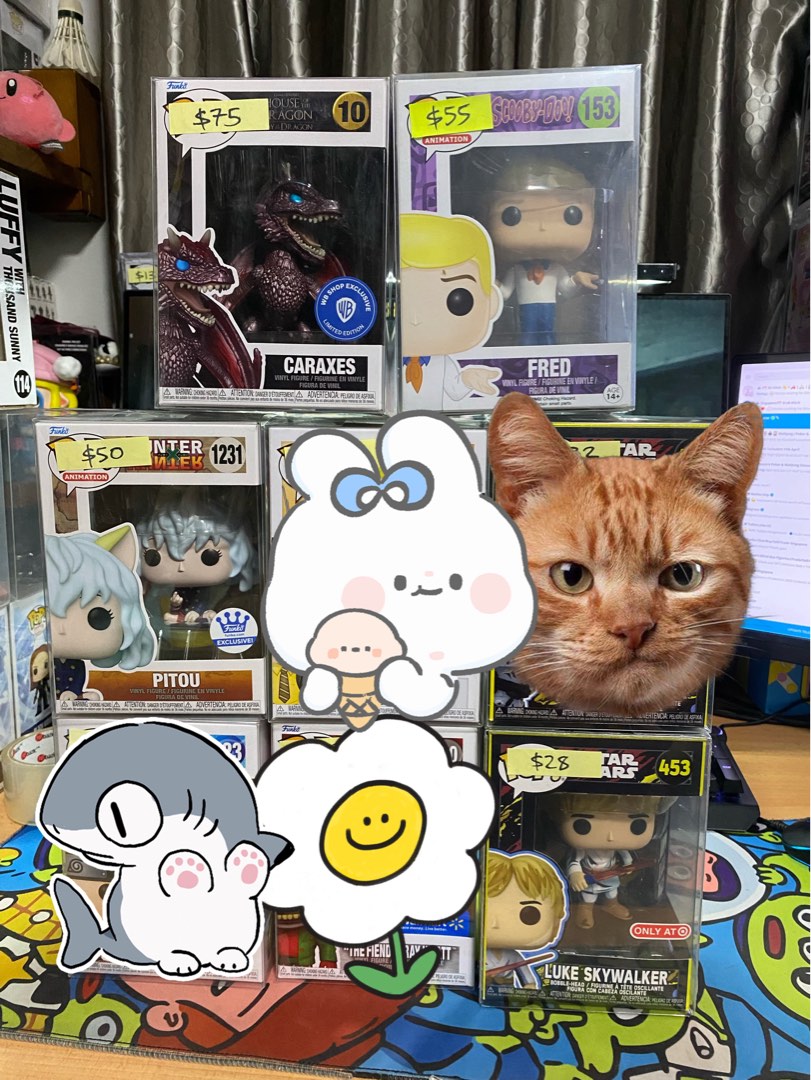 Funko Pops - Metallic Caraxes House of the Dragon, Scooby Doo Fred ...