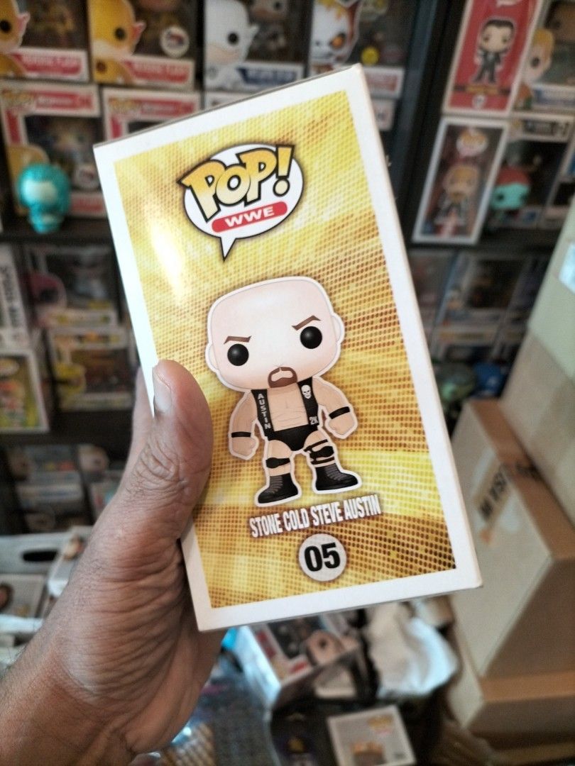 Funko Stone Cold vinyl figurine, Hobbies & Toys, Toys & Games on Carousell