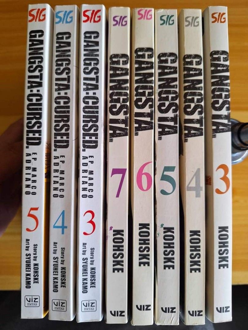 Gangsta Manga and Gangsta cursed Manga by kohske Manga, COMPLETE SET ...