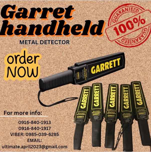 GARRET HANDHELD METAL DETECTOR ( FOR SECURITY ), Everything Else ...