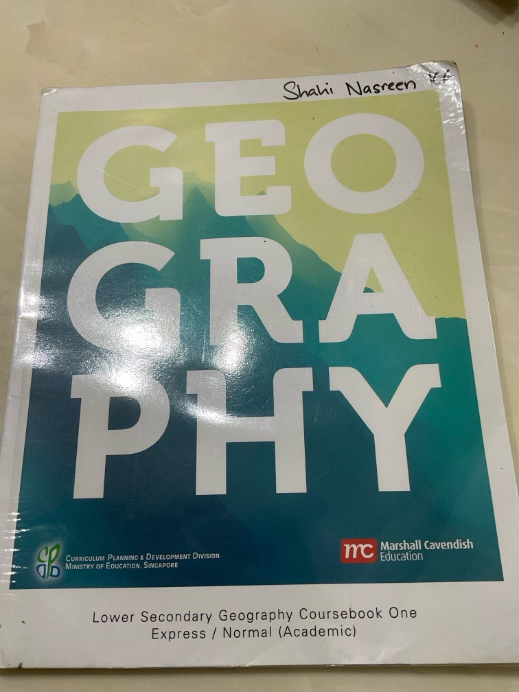 Geography Textbooks Sec 1, Hobbies & Toys, Books & Magazines, Textbooks ...