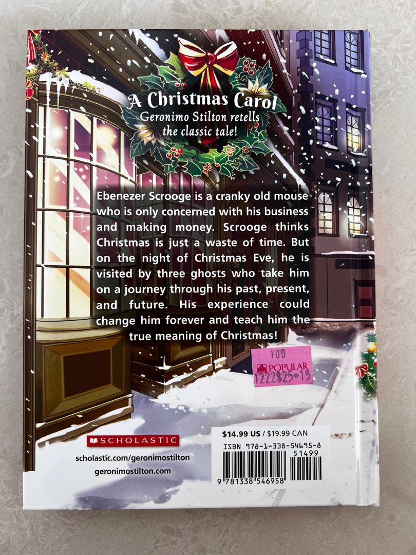 Geronimo Stilton - A Christmas Carol, Hobbies & Toys, Books & Magazines ...