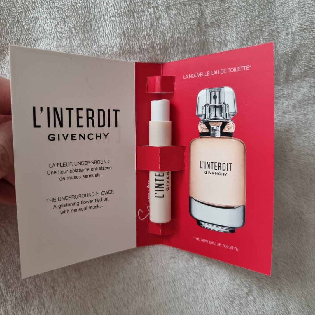 Givenchy L'Interdit Sample, Beauty & Personal Care, Fragrance ...