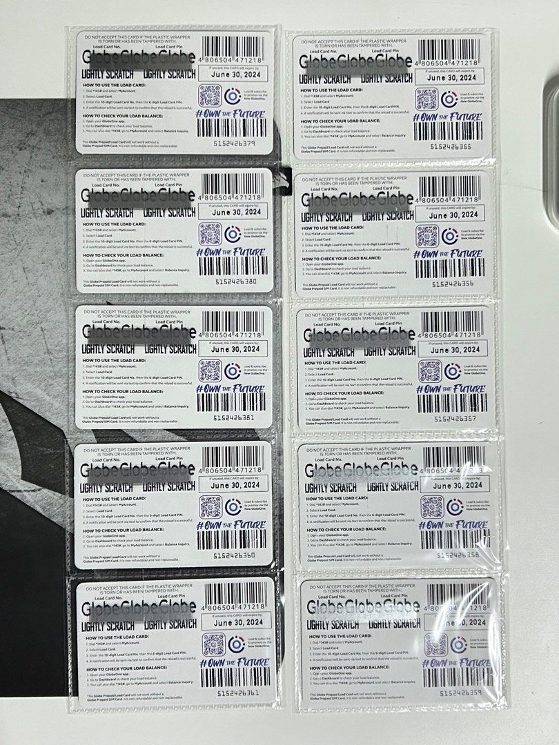 Globe Load Card 100, Mobile Phones & Gadgets, Mobile & Gadget ...