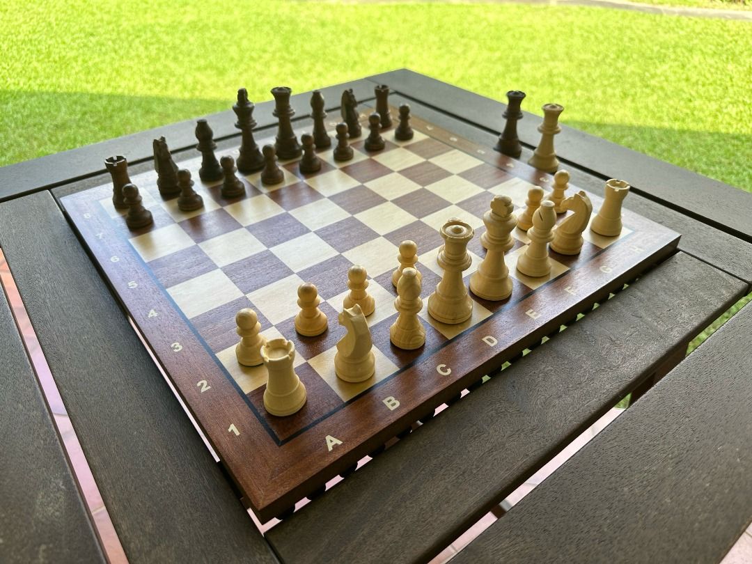 Gold Knight Chess Set, Hobbies & Toys, Toys & Games on Carousell