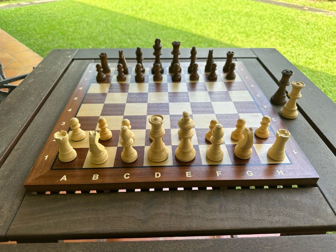 Gold Knight Chess Set, Hobbies & Toys, Toys & Games on Carousell