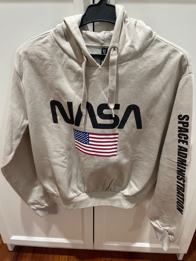 H&M Nasa Hoodie, Women's Fashion, Coats, Jackets and Outerwear on Carousell