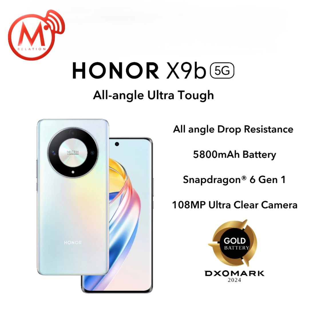 Honor X9b 5G Silver 256 GB, Mobile Phones & Gadgets, Mobile Phones ...