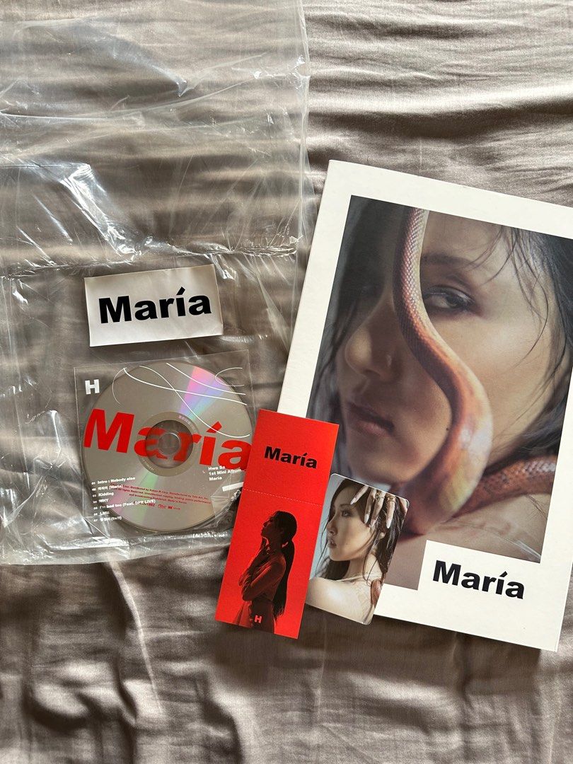 Hwasa Maria Ver A Photobook with Complete Inclusions, Hobbies & Toys ...