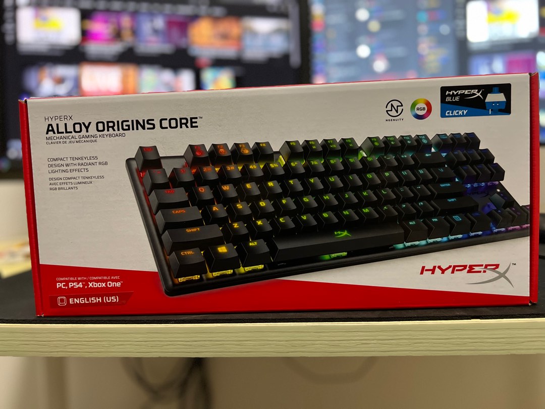 HyperX Alloy Origins Core Gaming RGB Mechanical Keyboard, Computers ...