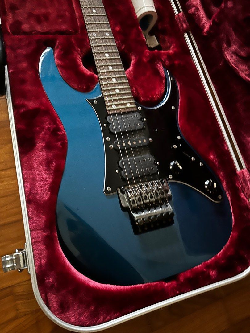 Ibanez Prestige RG655 Cobalt Blue Metallic, Hobbies & Toys, Music ...
