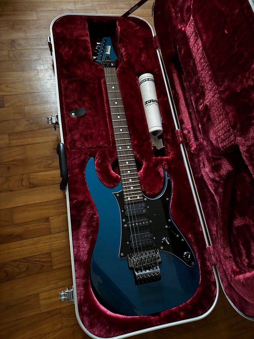Ibanez Prestige RG655 Cobalt Blue Metallic, Hobbies & Toys, Music ...